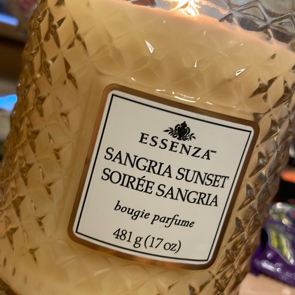 sangria sunset | Accents | Sangria Sunset Candle Premium Glass | Poshmark